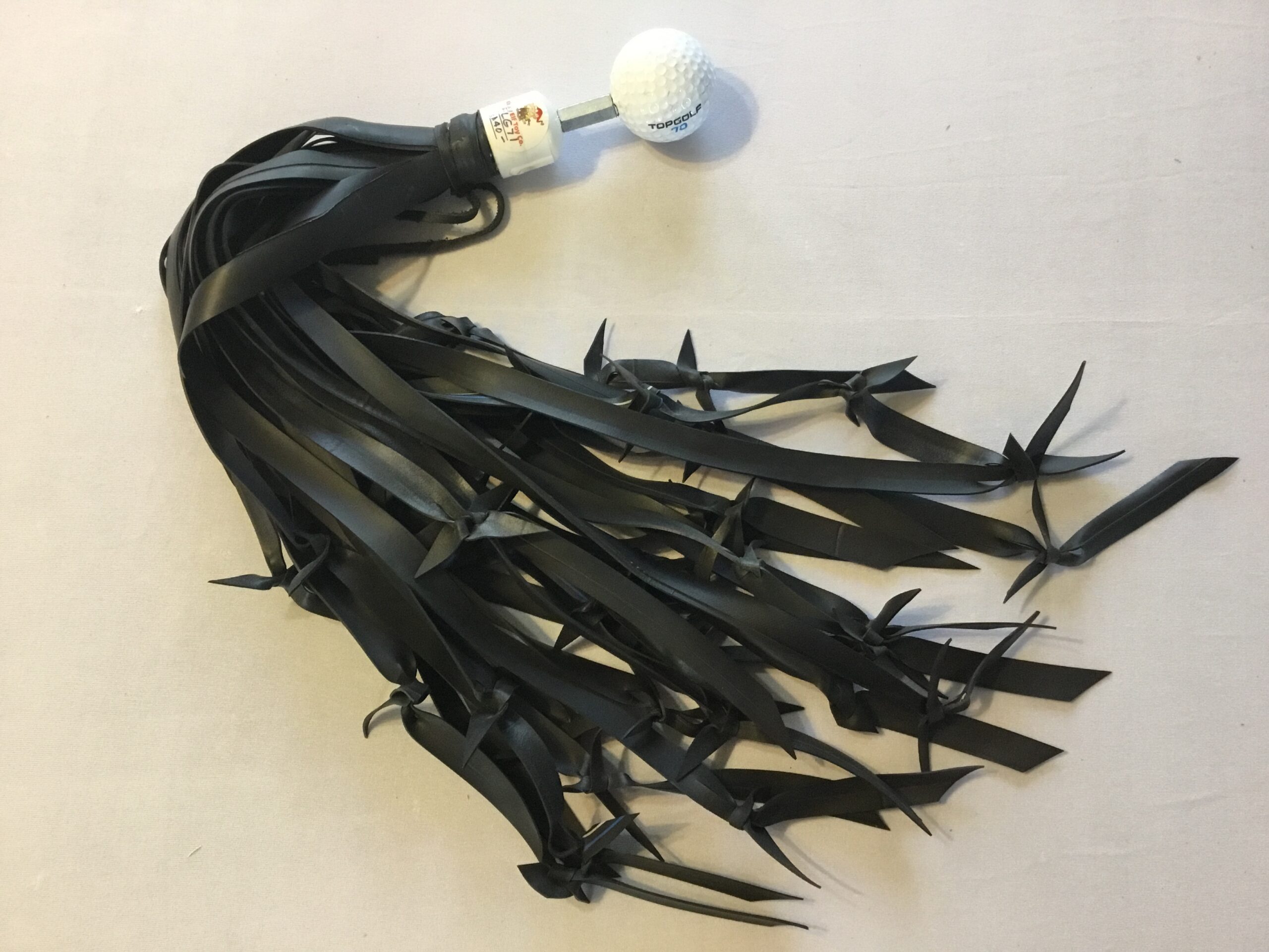 Rubber Barbed Wire Flogger #FLG71 – Kinky Elf Toys