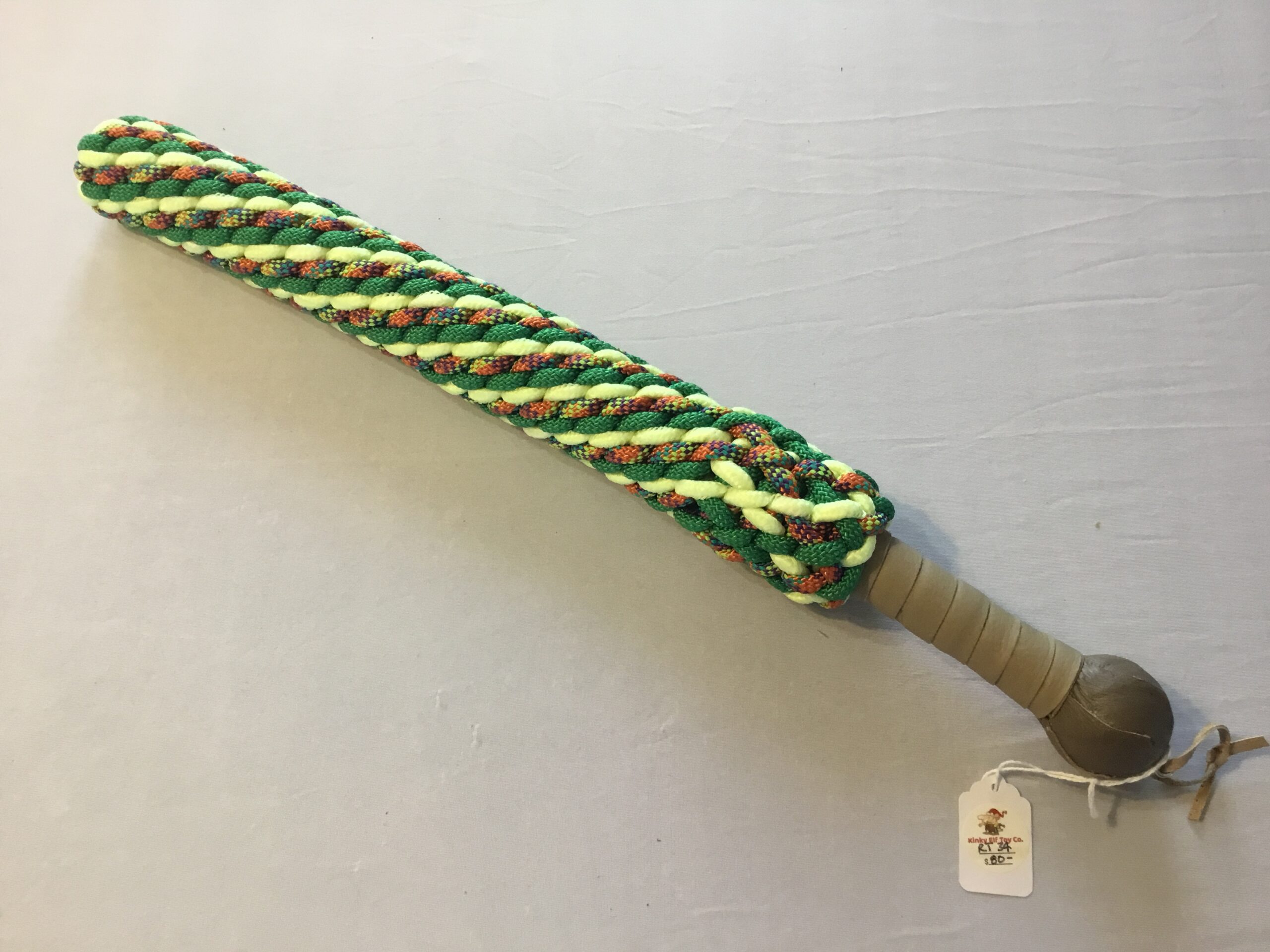 Green, Yellow & Multi-Color Rope Thumper #RT34 – Kinky Elf Toys